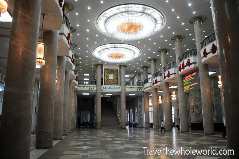 Traveling in Pyongyang, North Korea